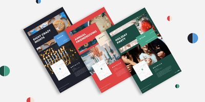 Cozy New Colors for Holiday Invitations | Poply